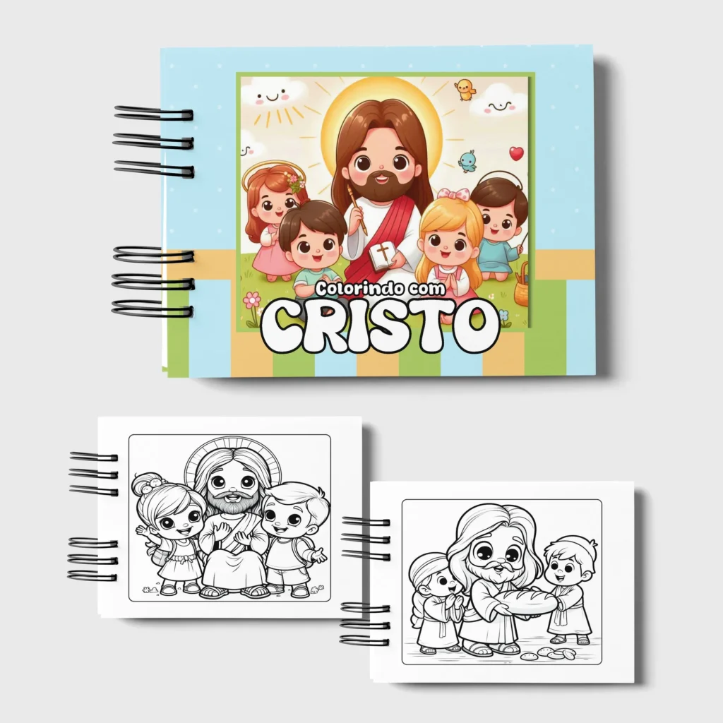 Arquivo Digital LIVRO DE COLORIR JESUS 01 – Ciane Artes